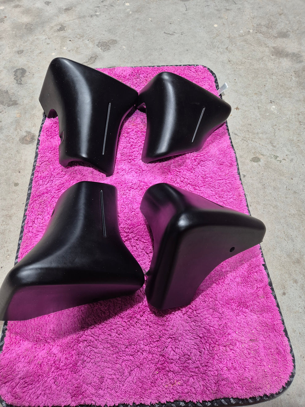 Aero Splash Guards/ Aero Pods Front and Rear (4 pieces) with all fixin